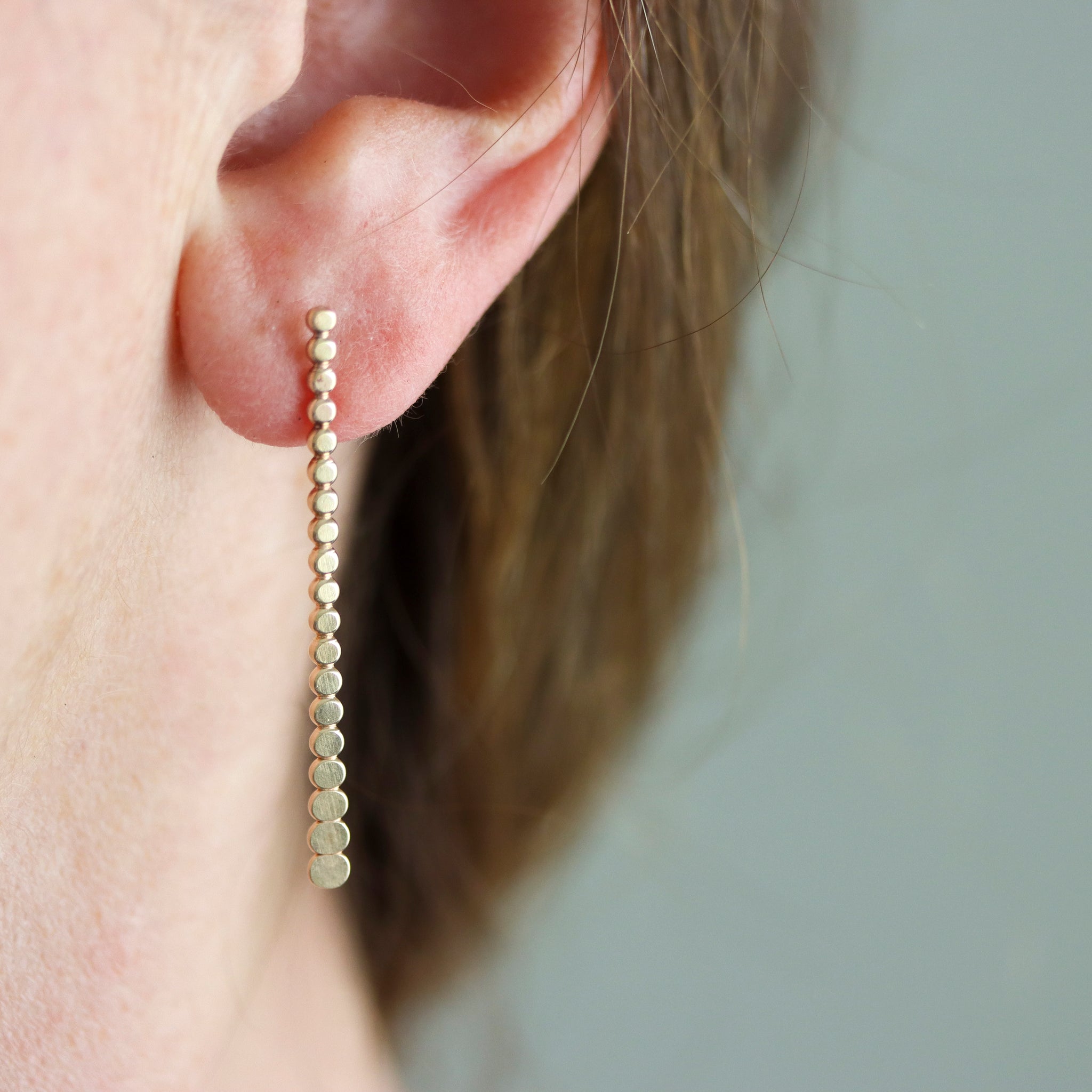 Poise Dotted Bar Posts - Sophisticated and Geometric Earrings Design ...
