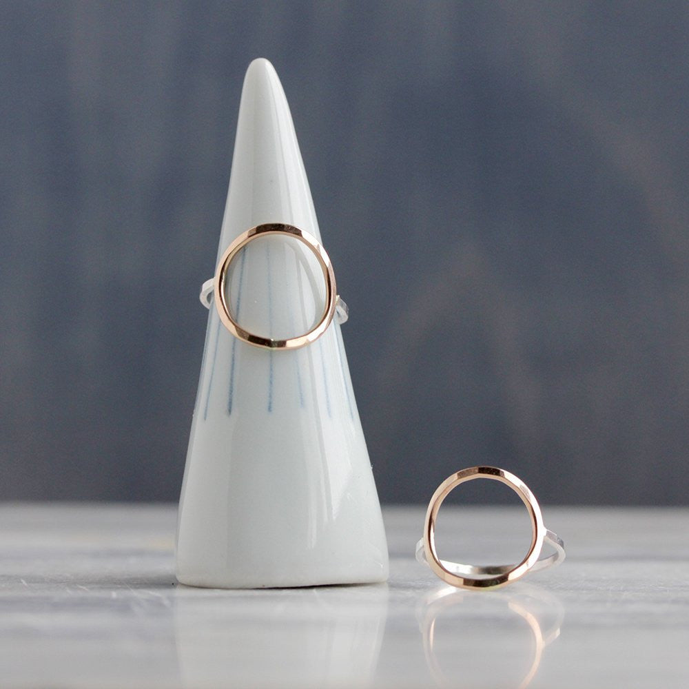 Circle Ring - Handmade Simple Geometric Ring - Rebecca Haas Jewelry