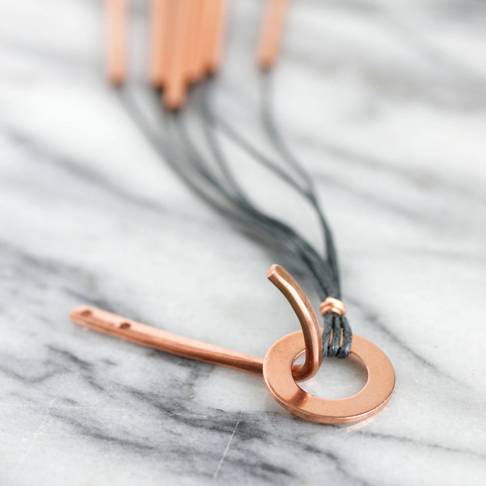 Hand Forged Copper Hook - Rebecca Haas Jewelry
